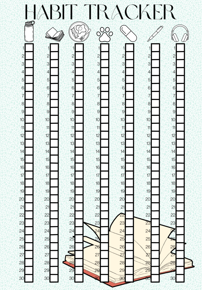 June 📚 Bullet Journal Set Up – Dusk Angel Reads
